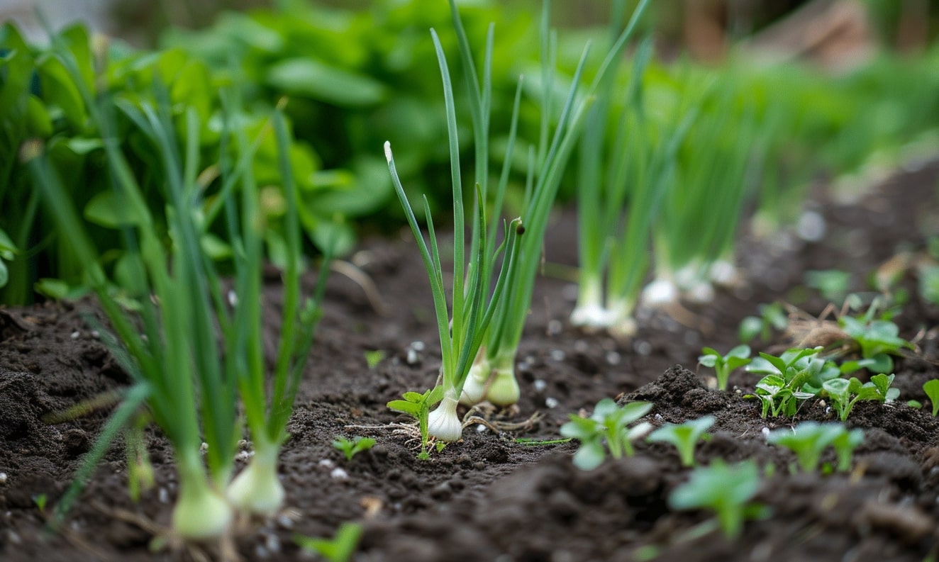 Cébettes ou oignon de printemps, un légume facile à cultiver et ...